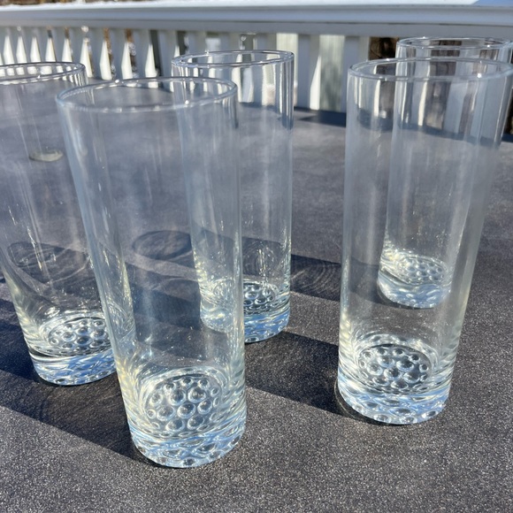 Libbey | Dining | Vintage Libbey Nob Hill Bubble Base Glasses | Poshmark